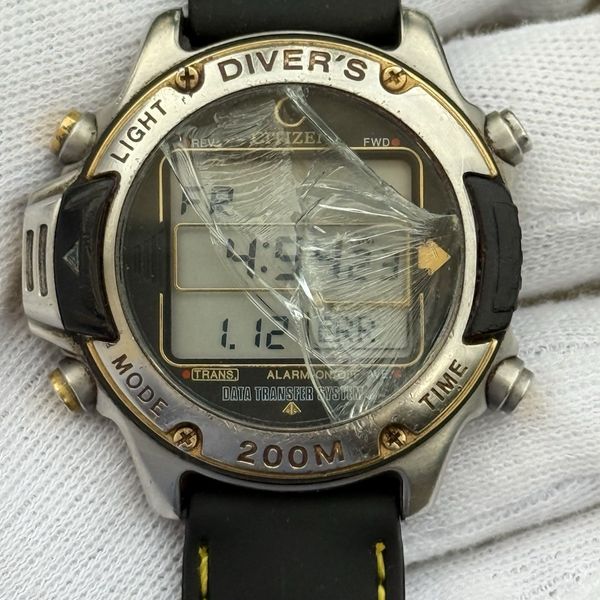 Citizen Vintage Digital Promaster Hyper Aqualand Diver Watch D203-089821 | WatchCharts Marketplace