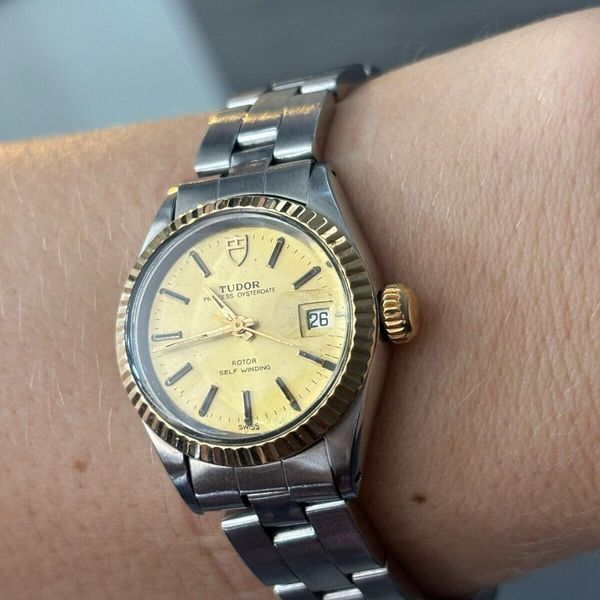 Vintage TUDOR Princess Oysterdate Ref. 92413 automatic watch 25mm ...