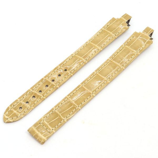 [New] Chopard Replacement Belt Genuine La Strada Beige Shiny Watch ...