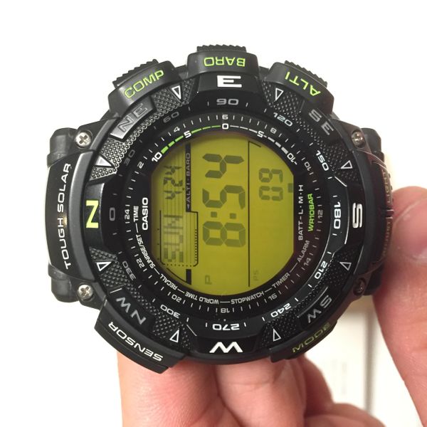 Casio Pathfinder PAG-240 green tough solar | WatchCharts Marketplace