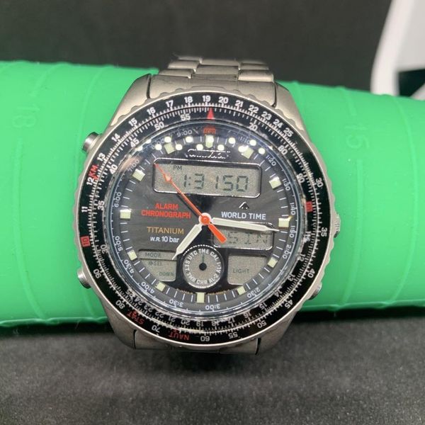 CITIZEN Promaster C420-Q00010 TA Titanium Men's Watch | WatchCharts ...