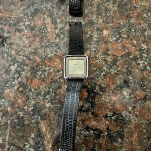 Timex Analog Illusion L Cell Mens Stainless Steel Watch Square Face ...