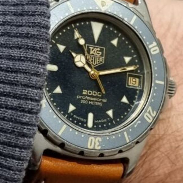 Tag Heuer 2000 Rare Moondust Full Size Great Condition New Strap ...