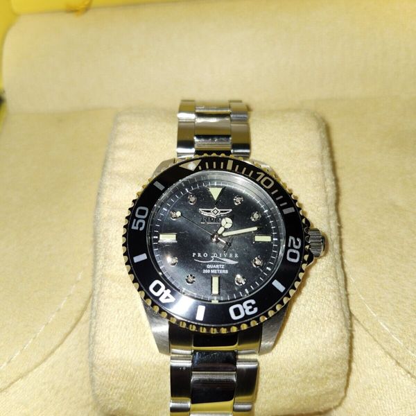 New In Box Invicta Pro Diver Stainless Steel Watch NEEDS BATTERIES ...