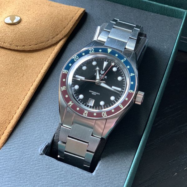 FS: Lorier Hyperion GMT Black / Silver Dial | WatchCharts