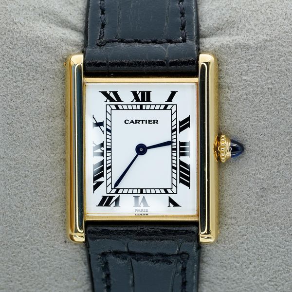 [WTS]Cartier Tank Large Model PARIS DIAL Vintage 19070’s RARE ...