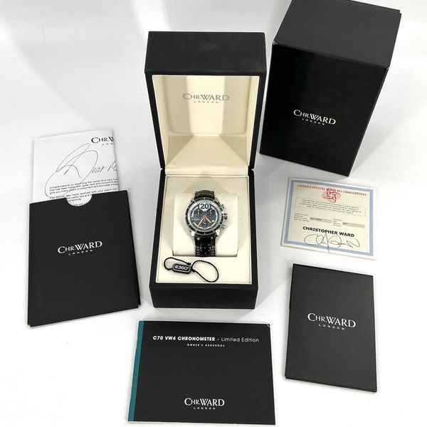 Christopher Ward C70 Vanwall VW4 Limited Edition Chronograph Watch Box ...