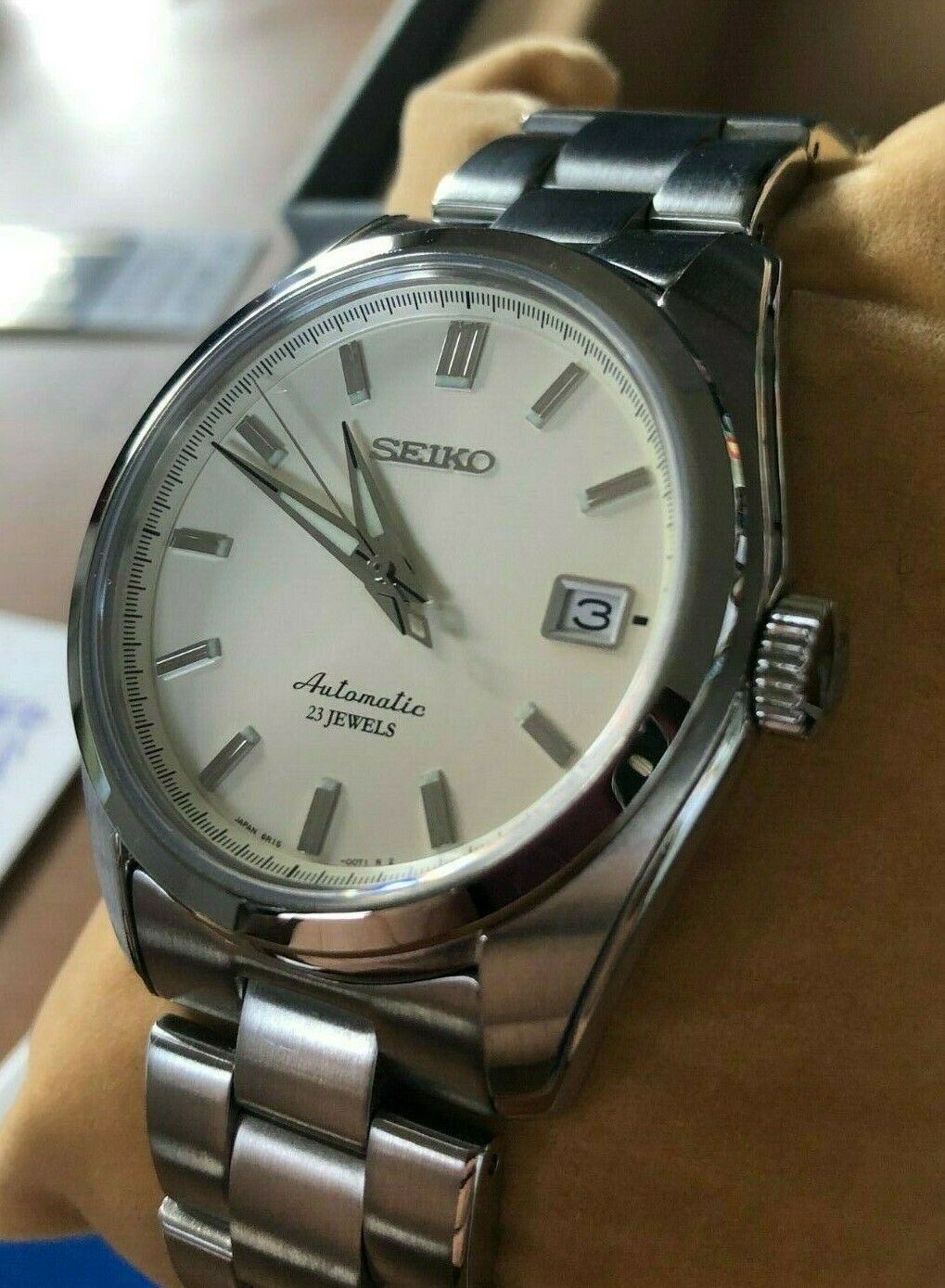 Seiko SARB035 Automatic Watch Cream Dial 38mm aka “Baby Grand Seiko ...