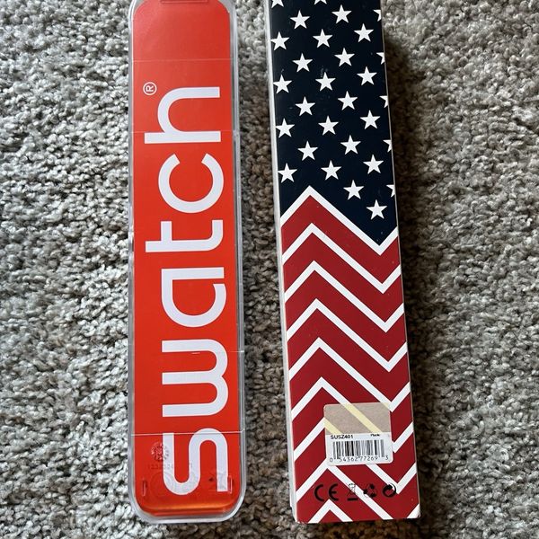 Swatch Watch 2018 Olympic Team USA Winter Olympics Chrono Watch ...