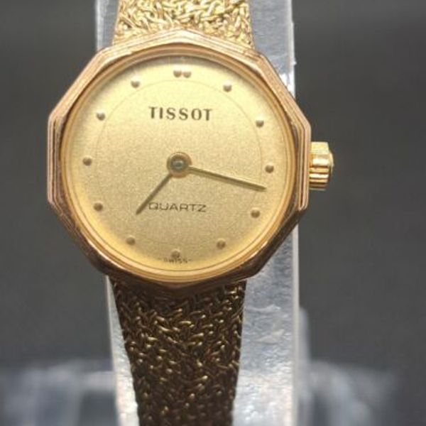 Rare Tissot Dodecagan Shape Ladies Gold Dress Watch | WatchCharts ...