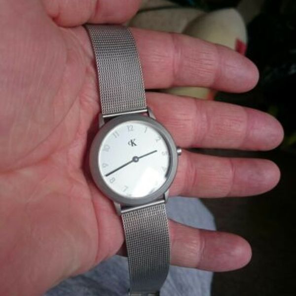 Calvin Klein CK K3111 K3112 Swiss Made Men s Watch 35mm Mesh Band Quartz WatchCharts Marketplace