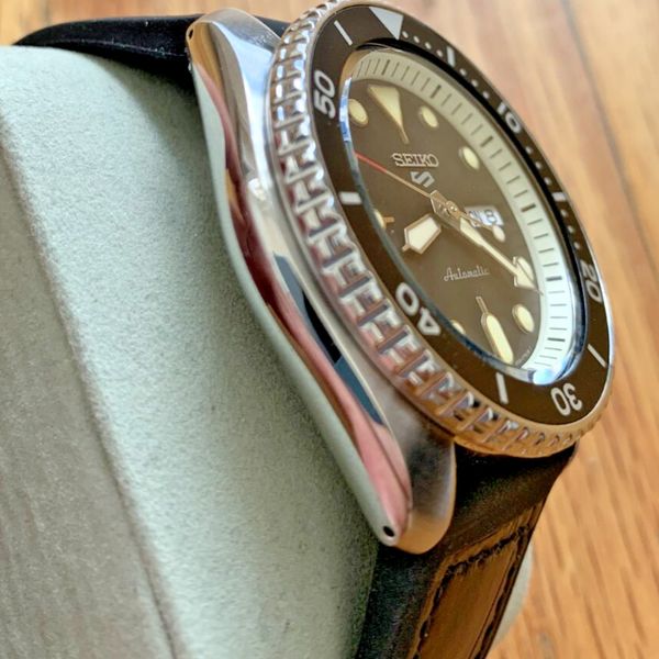 Seiko 5 Sports Men's Black Automatic Diver Watch SRPD95 w/ Box ...