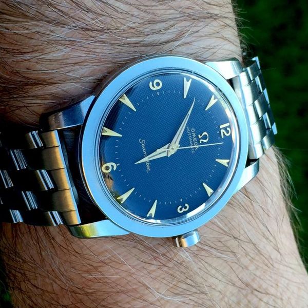 Omega Seamaster ref 2577, Gorgeous Black "waffle" dial | WatchCharts