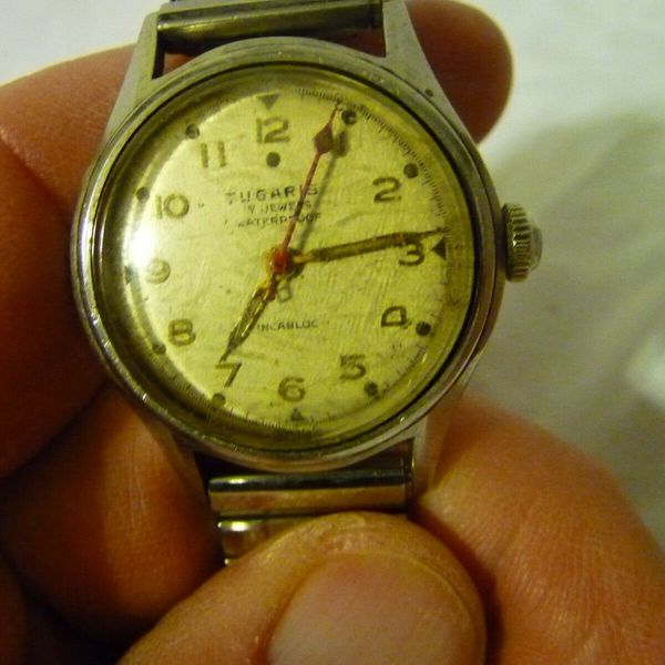 Vintage Tugaris 17 Jewels Incabloc Waterproof Swiss Made Wristwatch ...