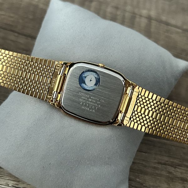 Citizen Quartz Menâ s Gold Tone Watch 6030-G00275 â Vintage Japan Retro ...