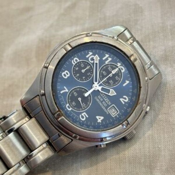 Citizen Quartz Chronograph Menâ s Watch | WatchCharts Marketplace