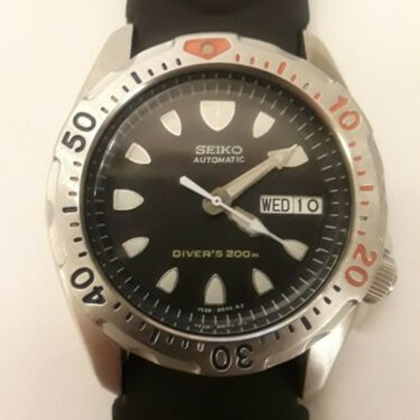 Vintage SEIKO 200M DIVERS AUTOMATIC MIDSIZE WATCH 7S26-0010, SKX001 ...
