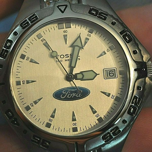 FOSSIL STAINLESS STEEL WATCH w/ FORD LOGO PR-5196 | WatchCharts Marketplace