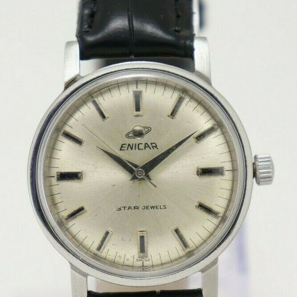 60's Enicar Star Jewels Hand-Winding Ref. 140-39-05E Swiss Made Men's ...