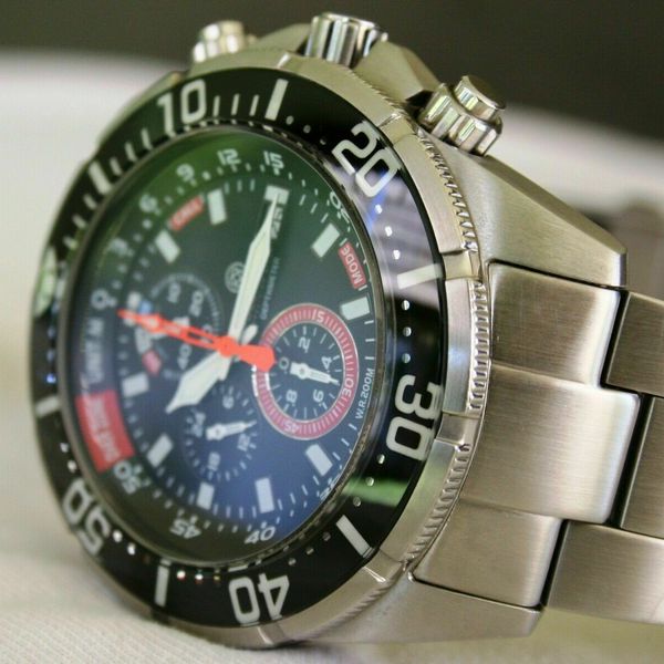 Deep Blue Depthmeter Professional Chronograph Dive Watch "Hard to Find ...