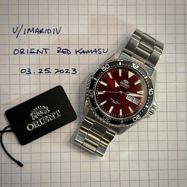 [WTS] ORIENT "RED" KAMASU FULL KIT - $200 | WatchCharts