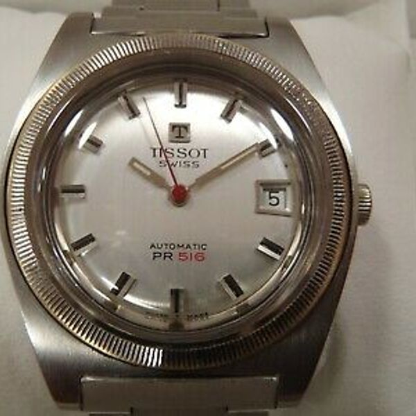 VINTAGE MEN'S WATCH TISSOT PR 516 AUTOMATIC CAL.784-2 SERVICED! FULLY ...