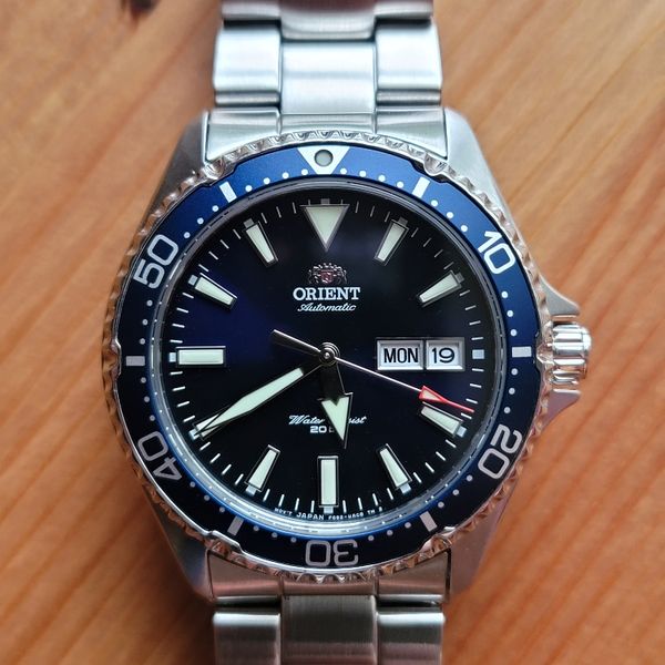 FS Orient Kamasu Blue | WatchCharts Marketplace