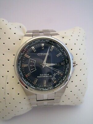 CITIZEN ECO DRIVE WATCH MENS CB0160-51L PERPETUAL A-T DATE STAINLESS ...