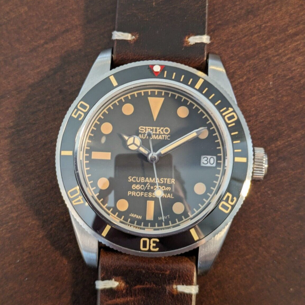 38MM Seiko Watch Mod Vintage Style BB58 Scubamaster NH35 Buiild ...