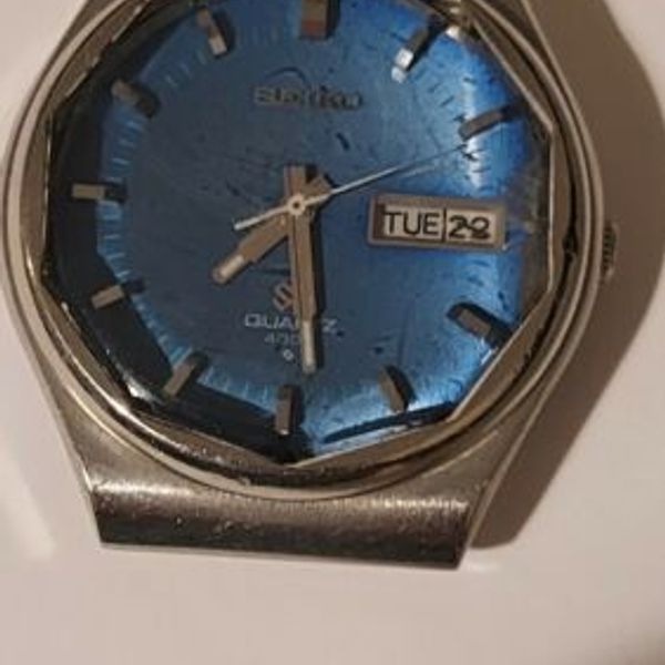 RARE decagon Seiko gents SQ 4004 0903-8079 watch fully working read ...