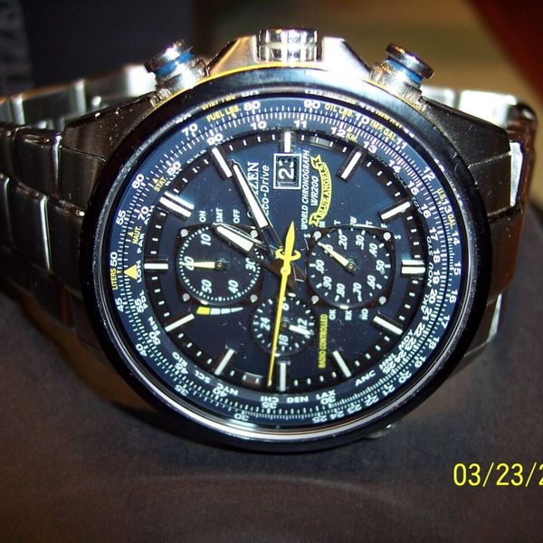 Citizen Eco-Drive AT8020-54L Wrist Watch for Men "Blue Angel" Model ...