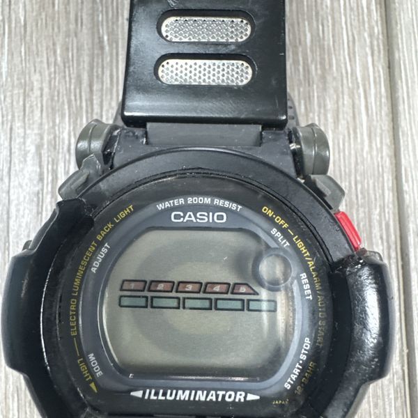 RARE Vintage Casio G-Shock DW-002 (1298) Quartz Digital Watch JAPAN Battery Dead | WatchCharts ...