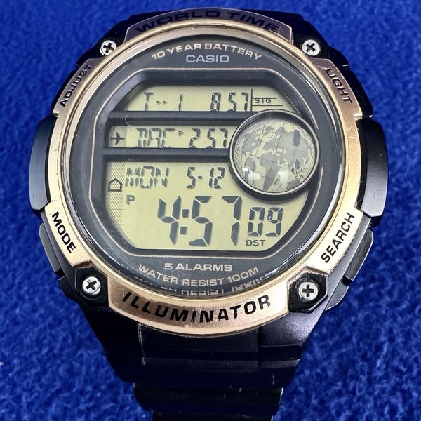 Casio AE-3000 W Water Resistant 10 Bar Men Wrist Watch , Working ...