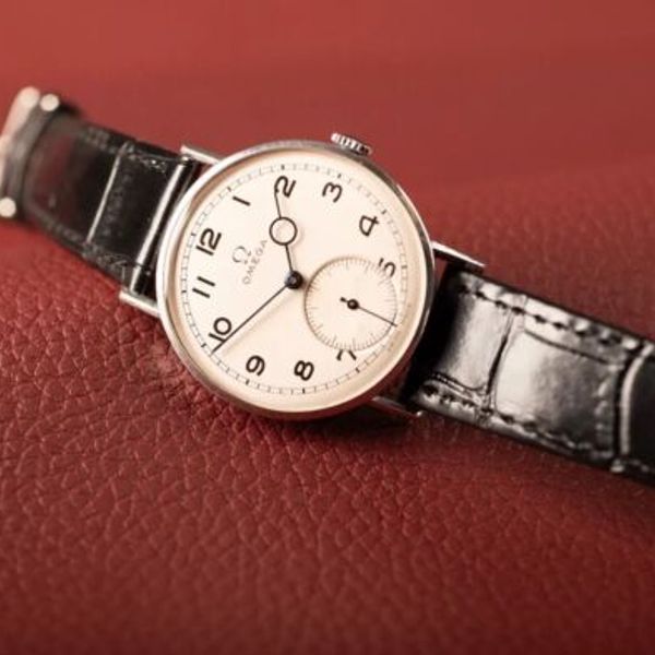 Omega 30T2 Vintage Wristwatch. Staybrite Stainless Steel, Elegant ...