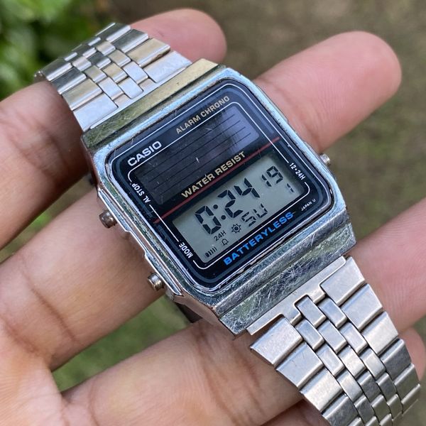 Vintage Casio Batteryless 2505 AL-180 Men's Wristwatch | WatchCharts ...