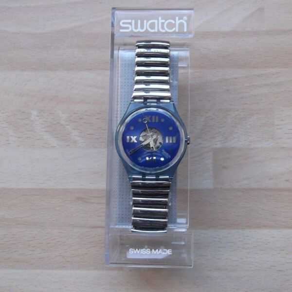Swatch Watch GN111 Saphire Shade. 1991. New And Unworn In Original Box ...