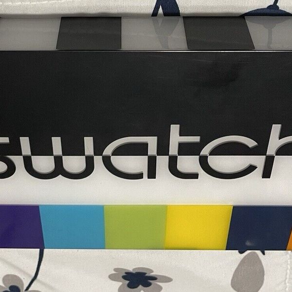 Vintage Swatch Watch US Colour Codes Authentic Box Cover Retro Logo No ...