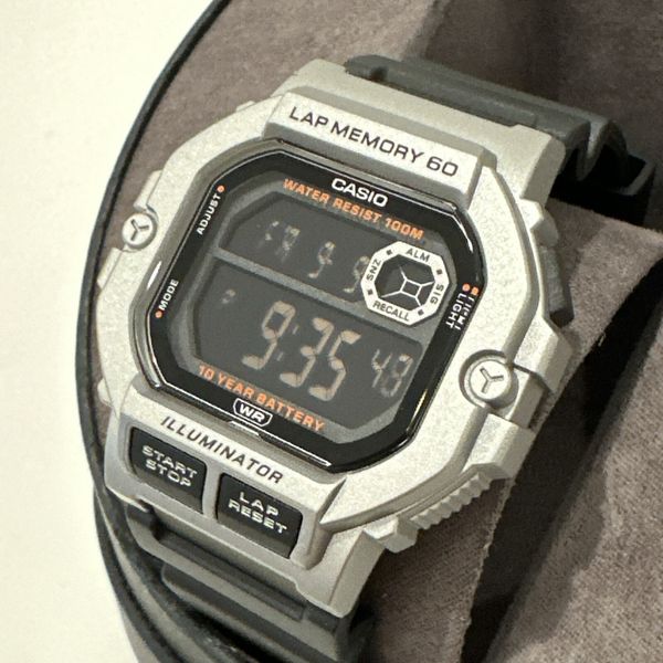 Casio Unisex Quartz Illuminator Lap Memory 60 45mm Digital Watch ...