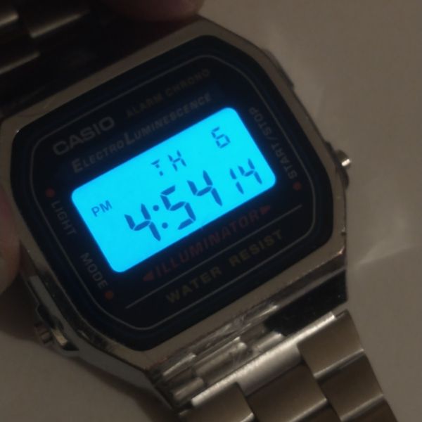 Casio A168 Original Iluminator Digital Watch Vintage Classic LCD Retro ...