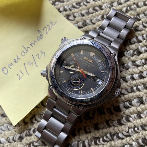 [WTS] Rare Titanium Seiko Space Navigator | WatchCharts Marketplace