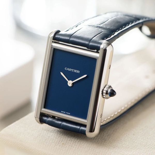 Cartier Tank Must Blue | WatchCharts Marketplace