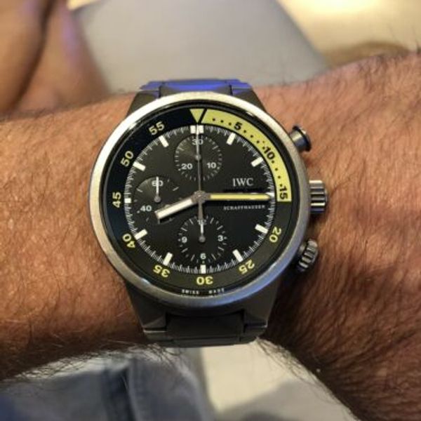 IWC# Aquatimer - Chronograph, Day-Date, 42mm, Titanium. Ref. IW371903 ...