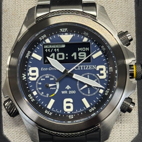 CITIZEN JV1006-51L PROMASTER LAND Series Light-Powered Japan Import NEW ...