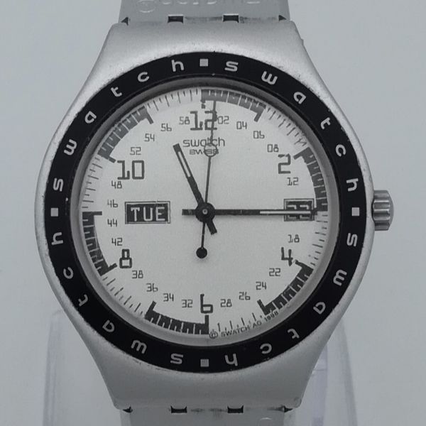 Swatch Irony Wristwatch, Day/Date Display, Luminous Hands, Watch Works ...
