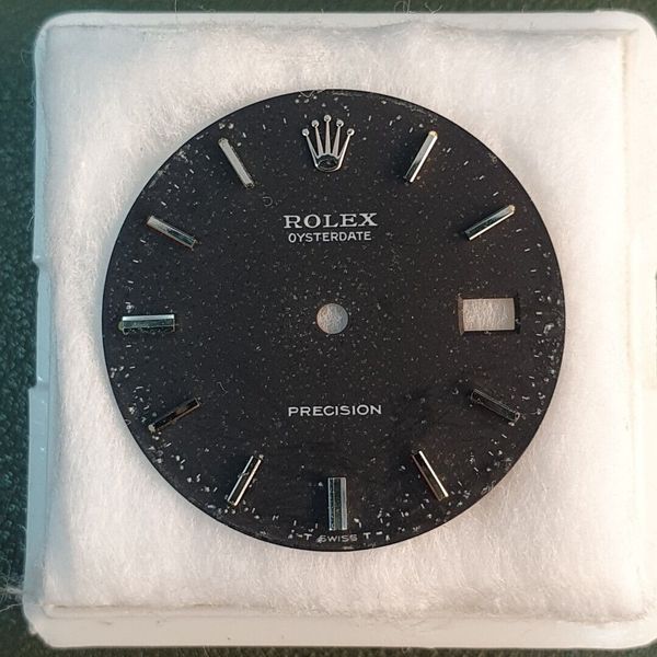 Original Rolex Dial for Vintage Rolex 6694 Black | WatchCharts Marketplace