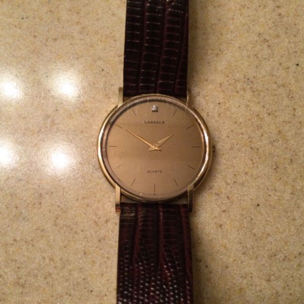 VINTAGE LASALLE SEIKO ULTRA THIN MENâ S DRESS WATCH DIAMOND AT 12 Oâ CLOCK INDEX | WatchCharts ...