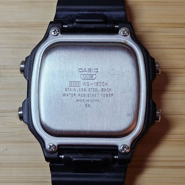 Casio WS1600H-1AV Quartz Chronograph Watch | WatchCharts Marketplace