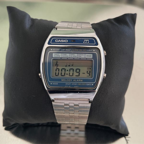 Casio Melody Alarm Watch Blue Edition M-1230 - All working - Very Good ...