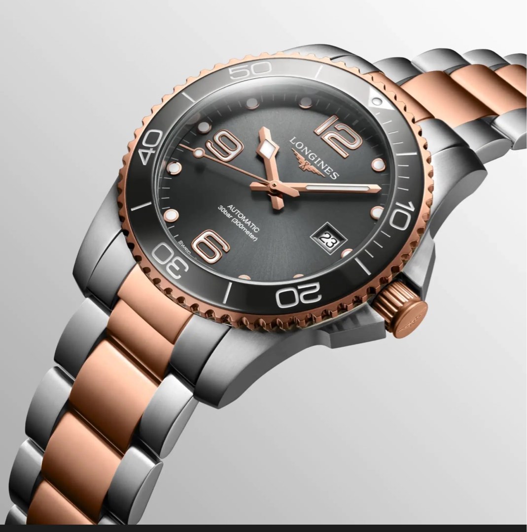 Longines HydroConquest Automatic Grey Dial Stainless Steel Men's Watch ...