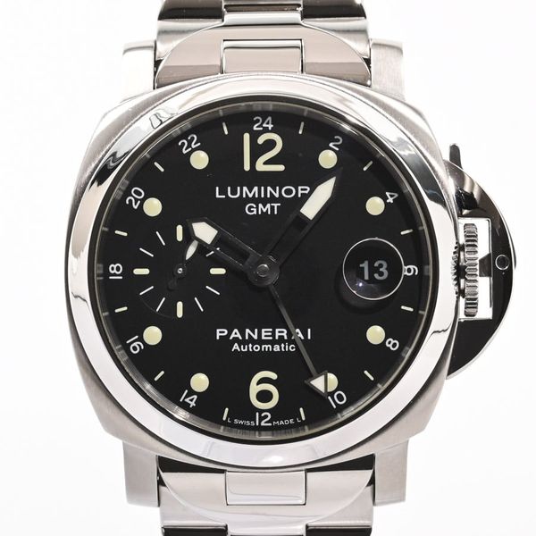 [Used] A product Panerai Luminor GMT watch PAM00160 F number black men ...